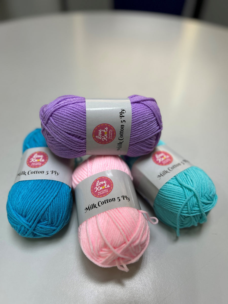 Love Knots Milk Cotton 5 Ply – Manila Bay Thread